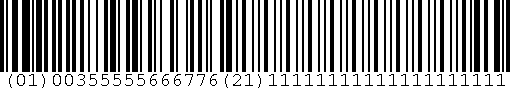 Long Barcode Without Numbers