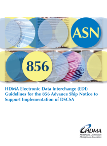 Just Released - The HDMA EDI ASN Guidance For DSCSA – RxTrace